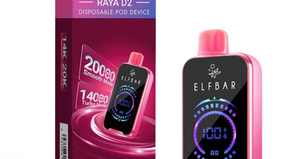 ELFBAR RAYA D2 EW20000 DISPOSABLE POD DEVICE
