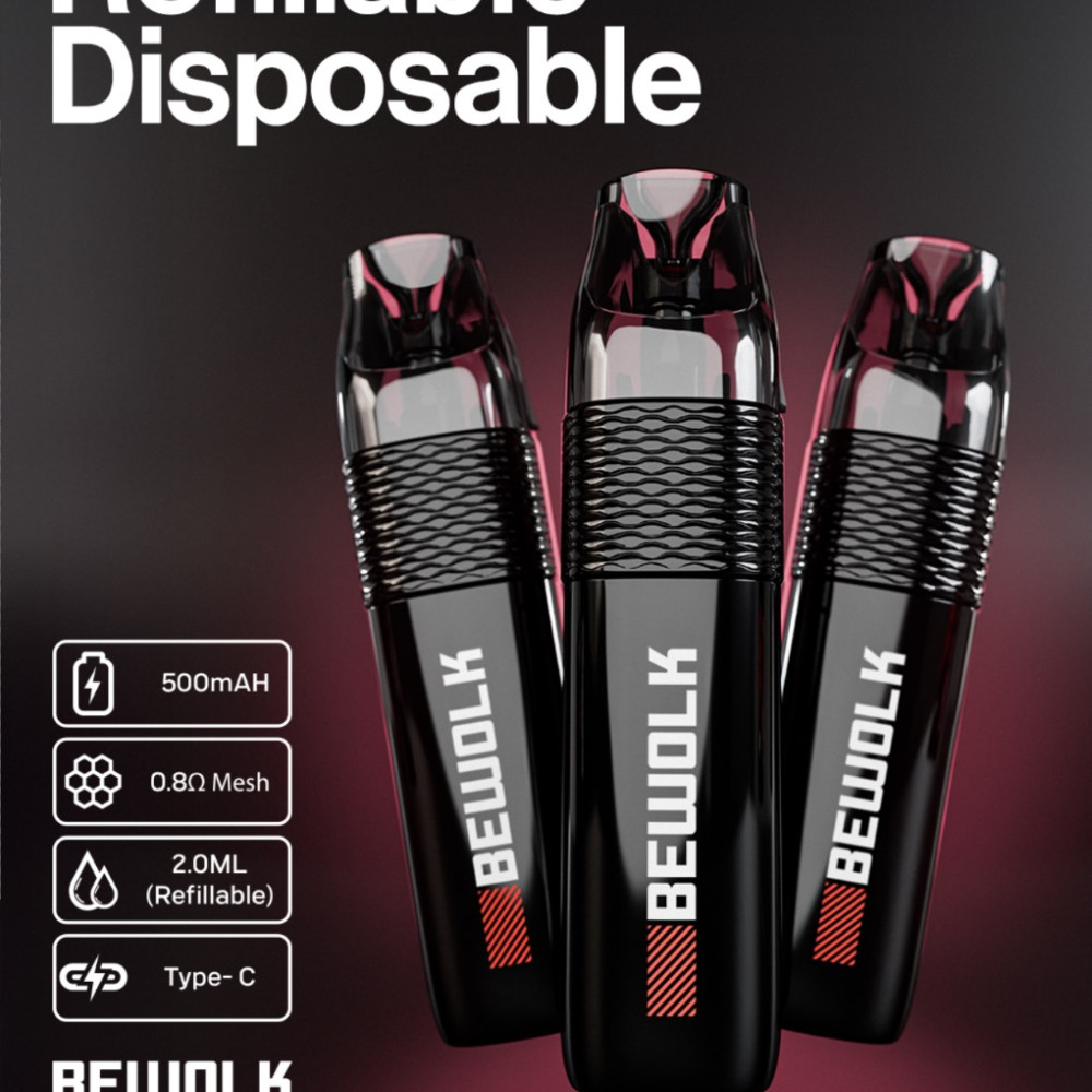 BEWOLK REFILLABLE DISPOSABLE
